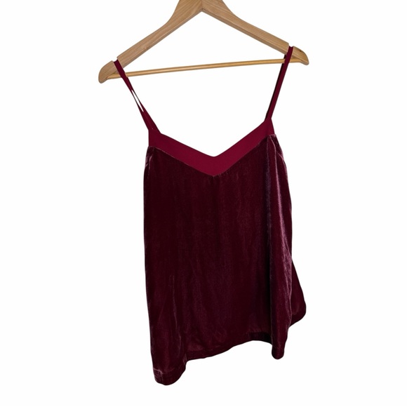 Sundance | Tops | Sundance Jessica Burgundy Velvet Womens Top S | Poshmark